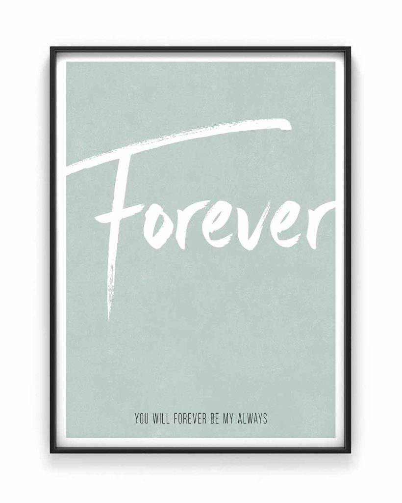 Text Poster mit eigenen Text selber gestalten Printcandy